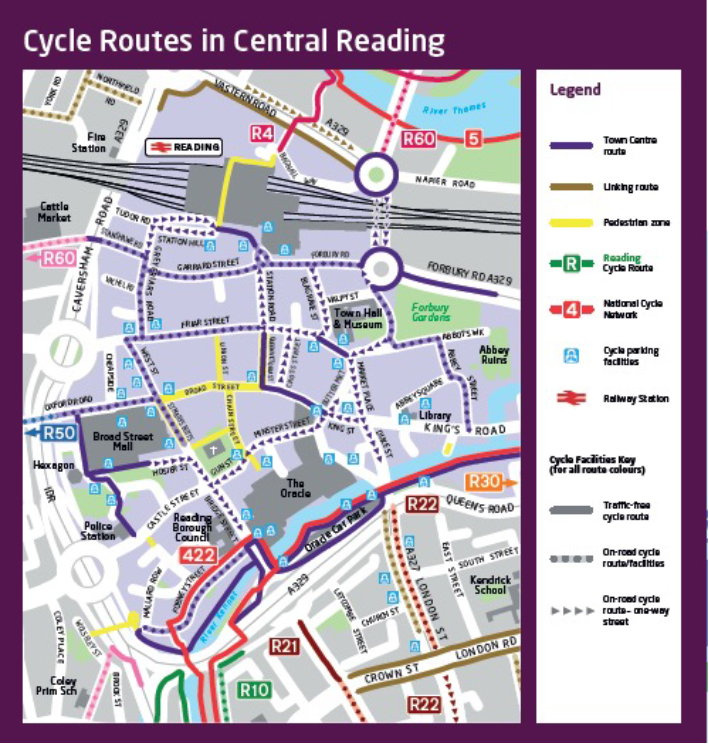 Cycling on ‘Linking Routes’ – Reading Cycle Campaign